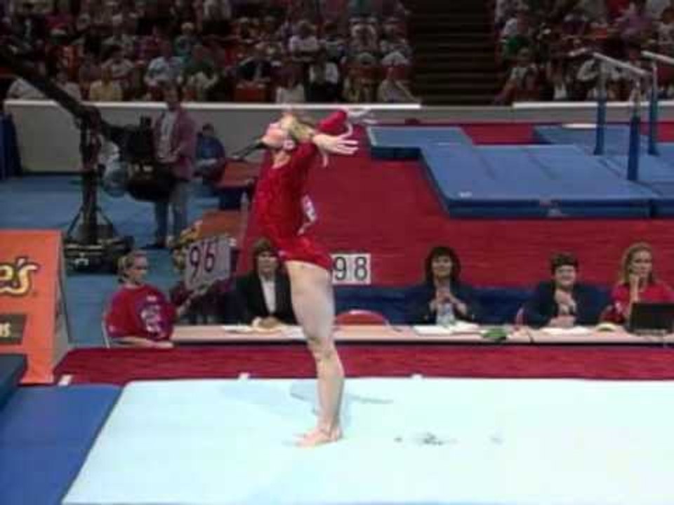 Amanda Borden - Vault 2 - 1996 U.S Gymnastics Championships - Women ...