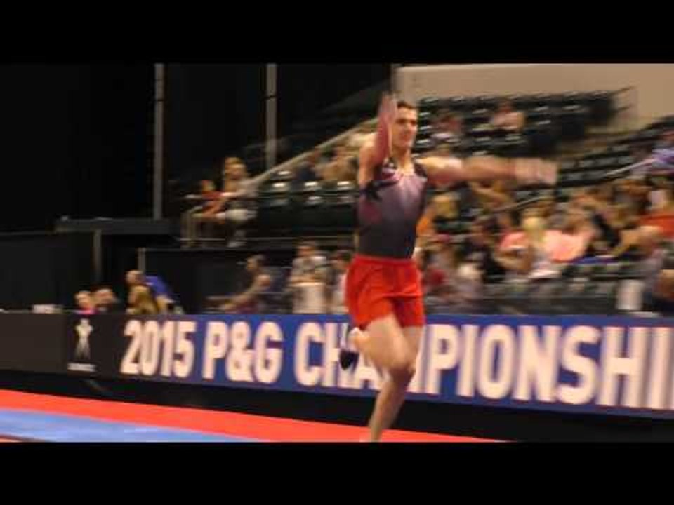 Andrew Brower - Vault - 2015 P&G Championships - Jr. Men Day 2 - video ...