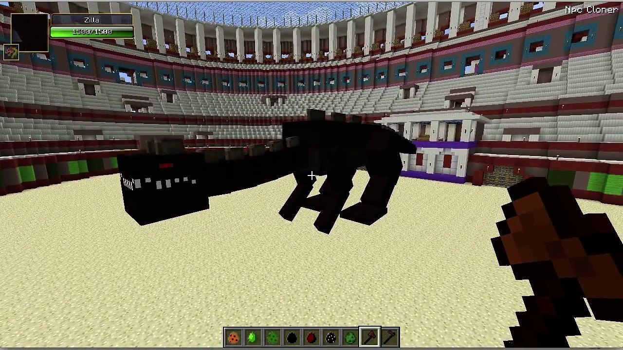 Minecraft Godzilla vs Zilla and a few other mobs - video Dailymotion