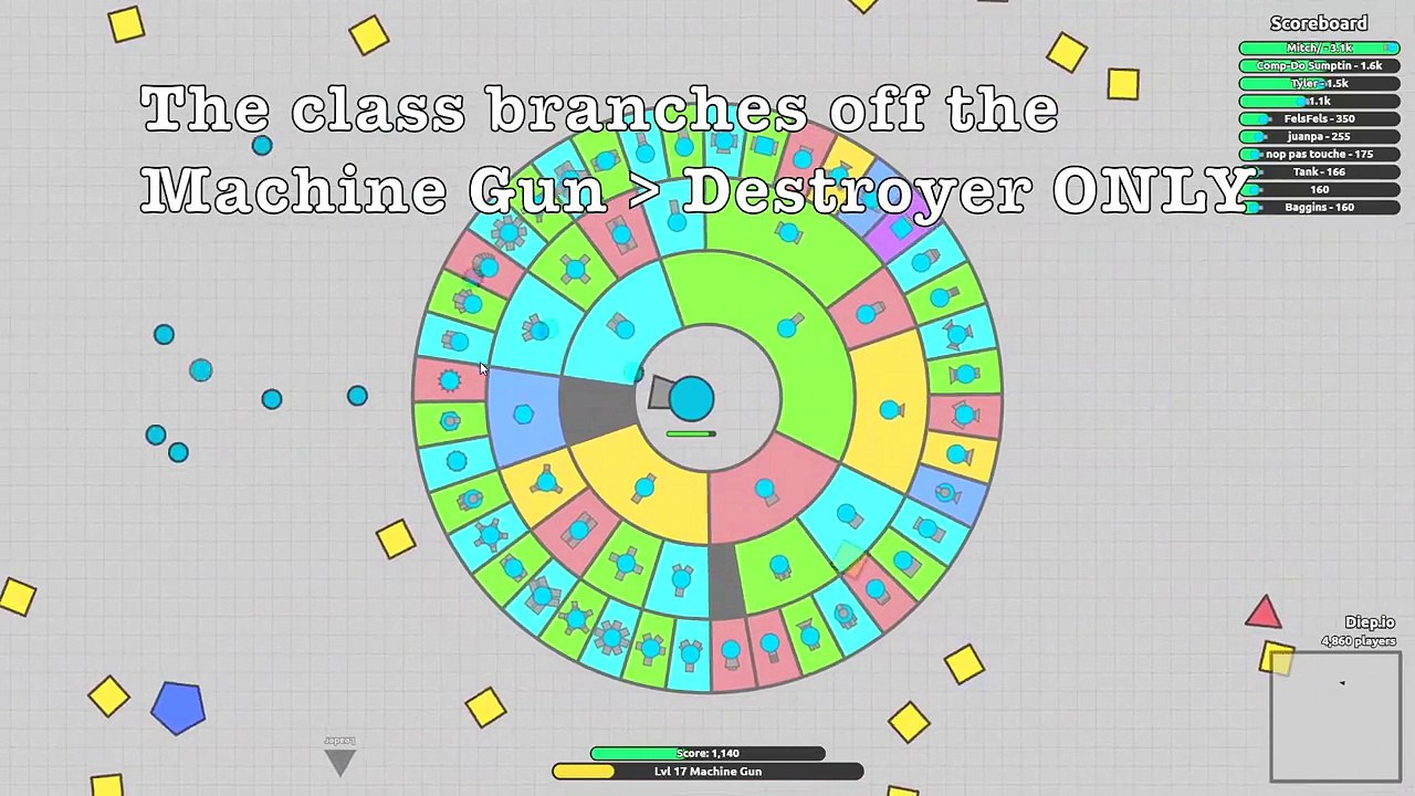 CRAZY NEW DIEP.IO SKIMMER TANK!! // vs Boss // 250K+ First Attempt ...