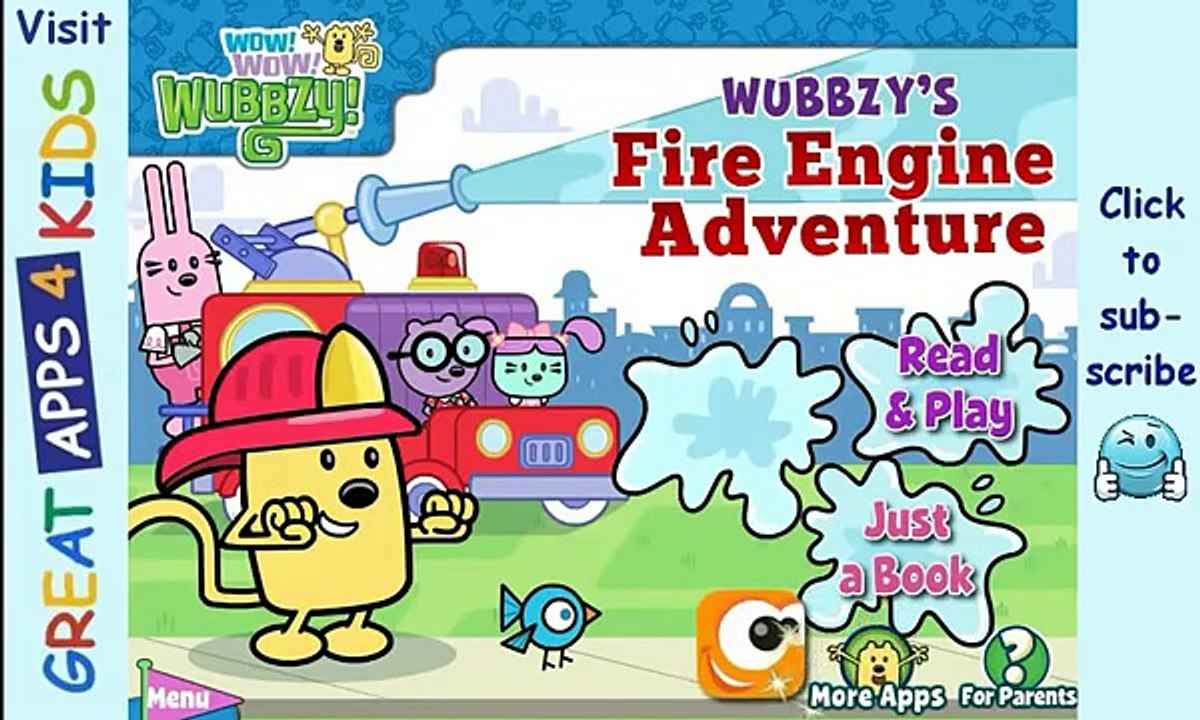 Wubbzys Fire Engine Adventure | Storybook App for Kids – Видео Dailymotion