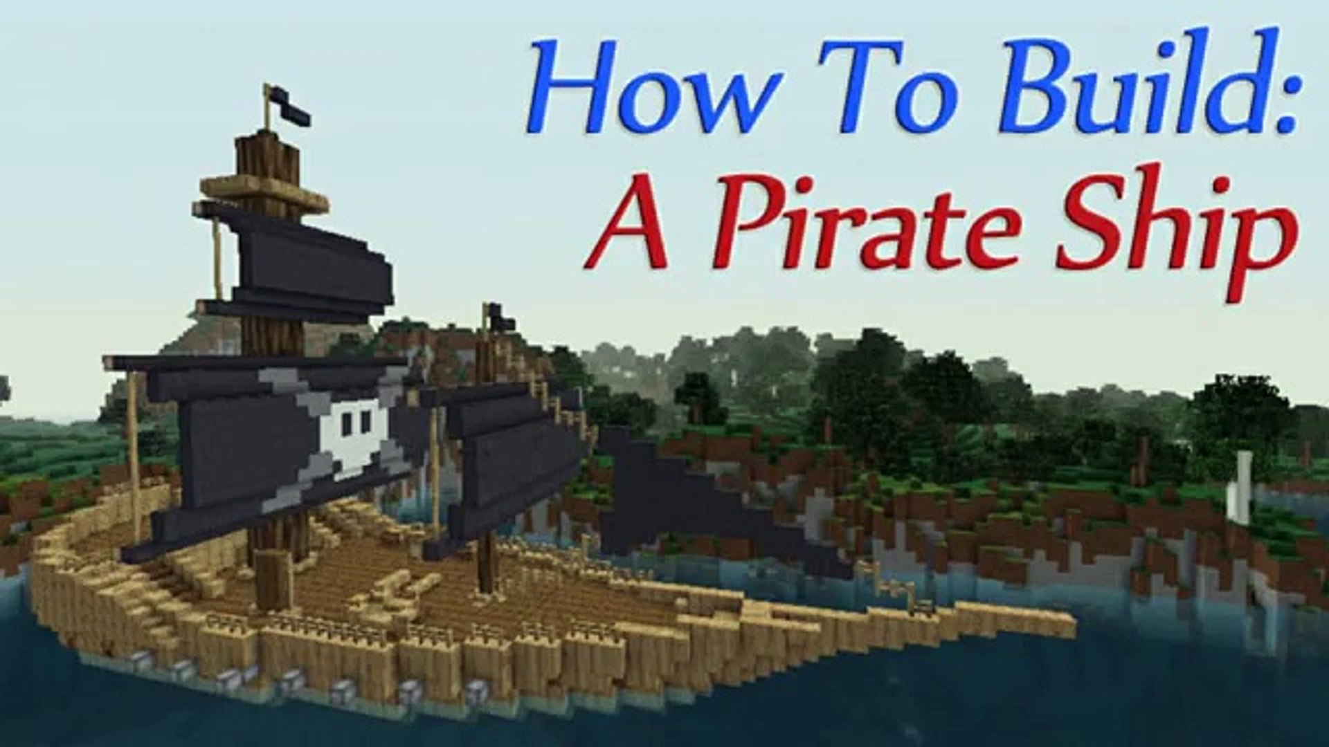 Minecraft Pirate Ship Tutorial