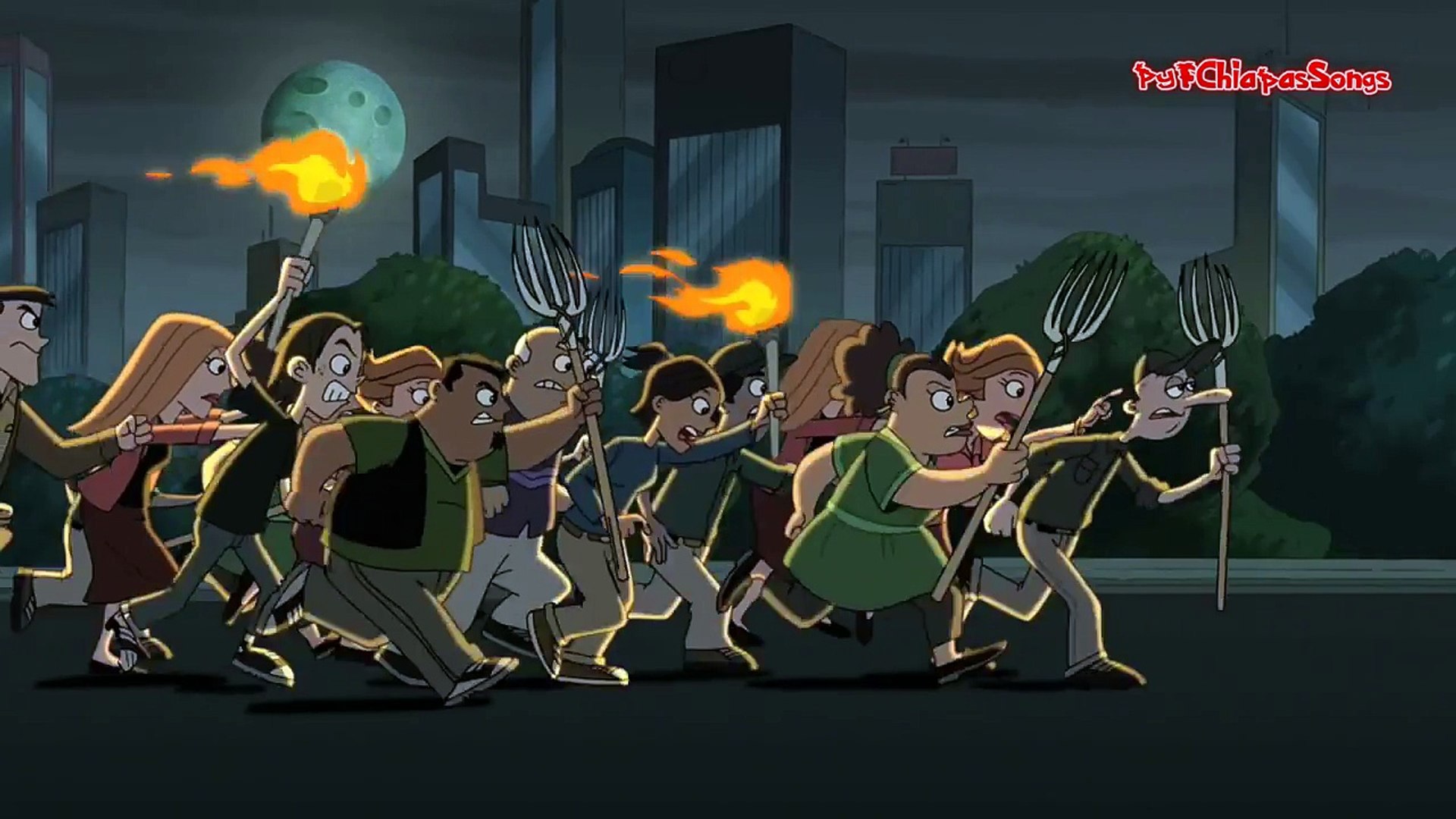 Werecow Transformation Phineas And Ferb