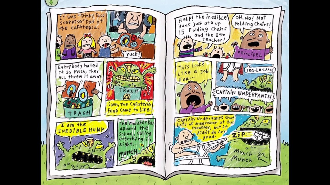 The Adventures of Captain Underpants Part 1 full book - best app demos ...