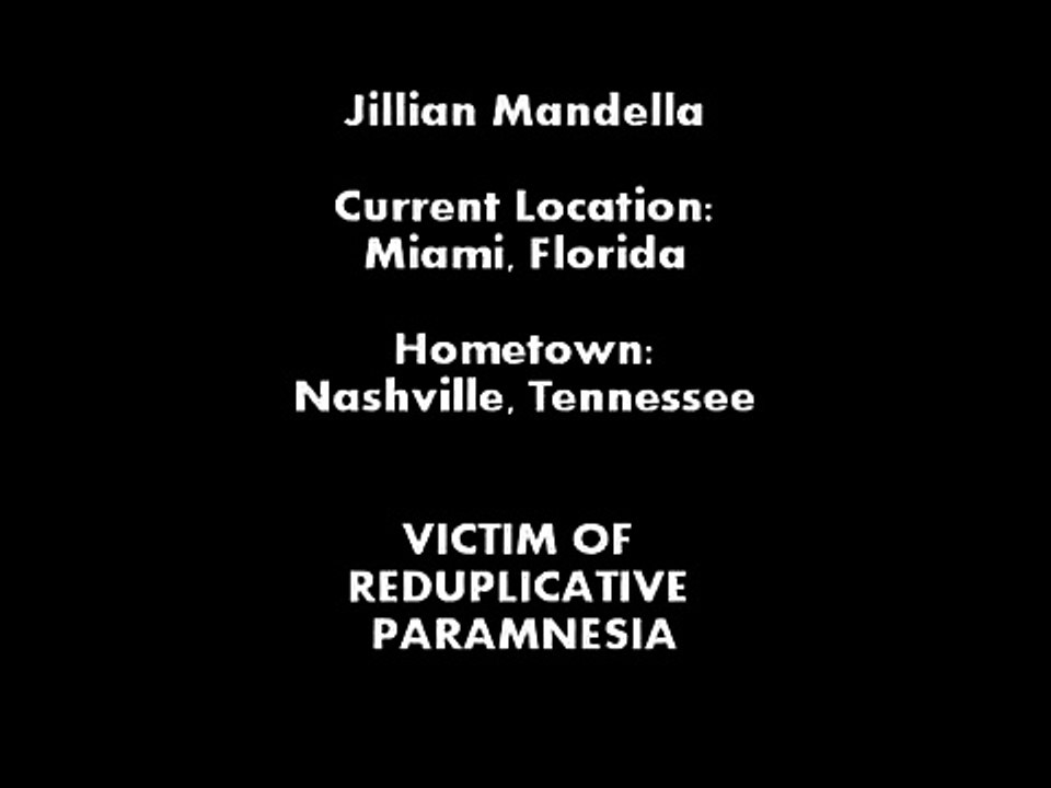 Reduplicative Paramnesia - Dailymotion Video