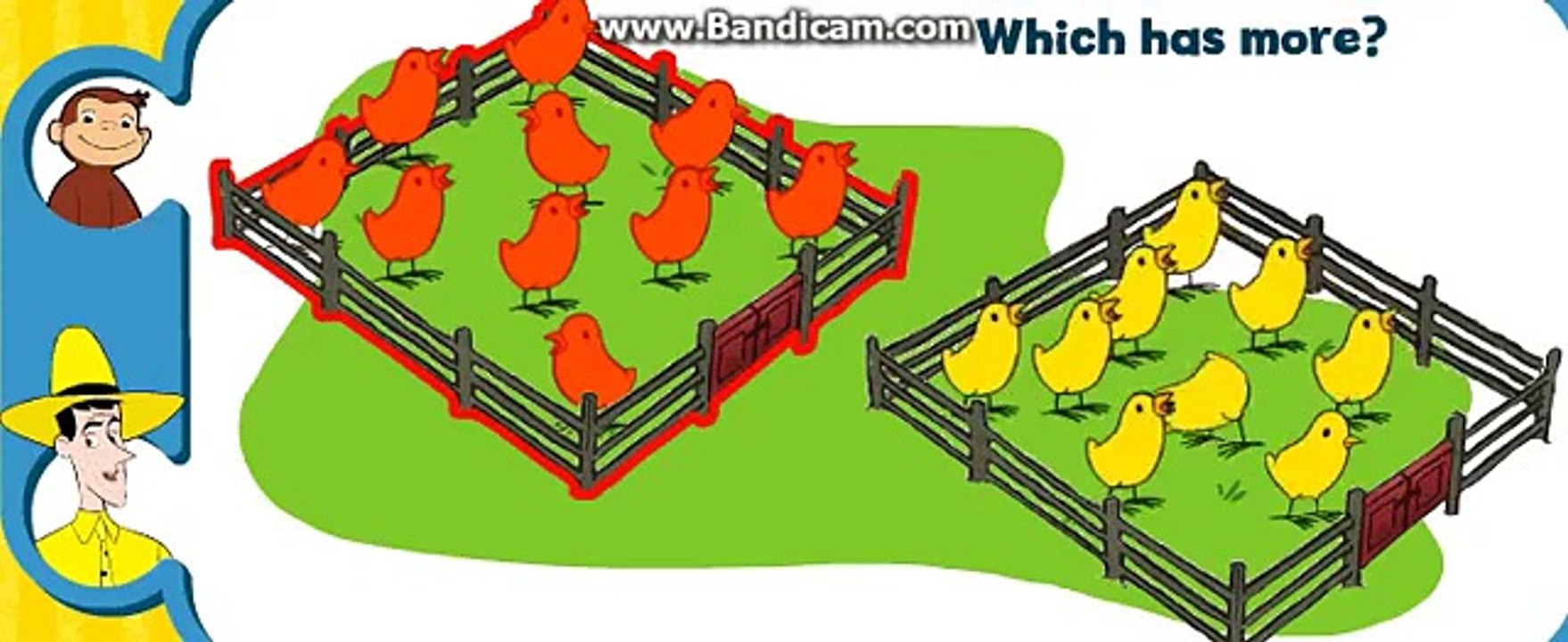 Curious George Count Your Chickens Funny monkey learns to count - video ...