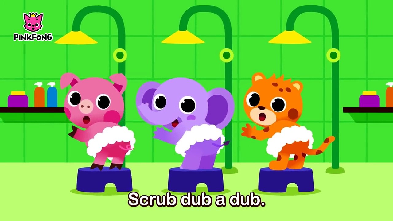 Bath Time Song_ Scrub dub a dub _ Healthy Habits _ Pinkfong Songs for ...