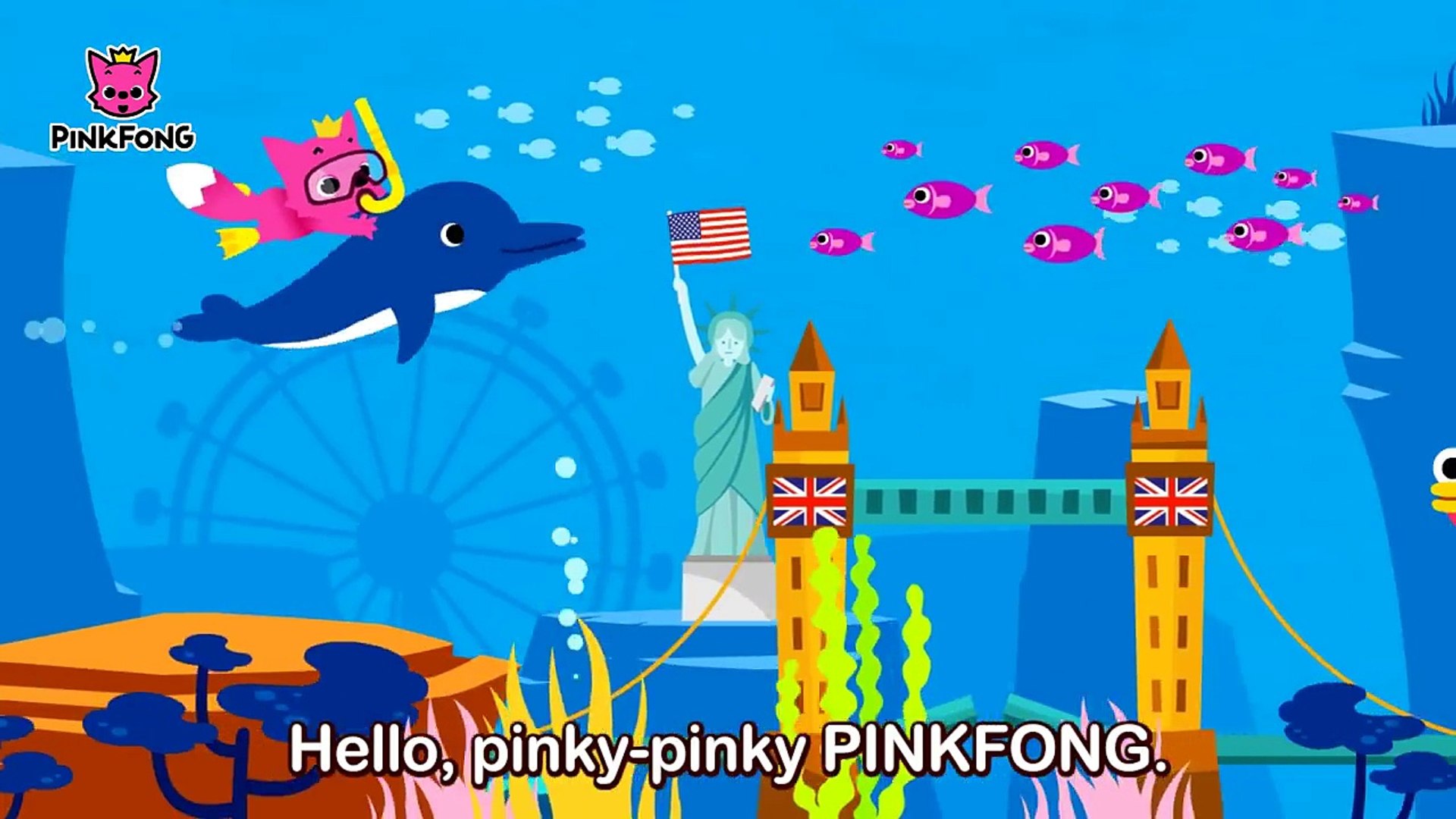 Hello Pinkfong Flags Song Animal Songs Pinkfong