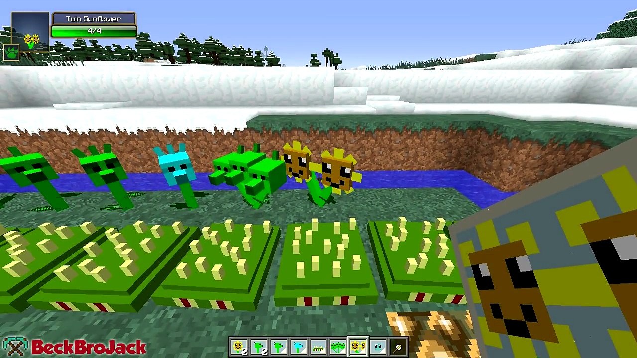 Minecraft Mods - PLANTS VS ZOMBIES - Plants and Zombies!! (Plants vs ...
