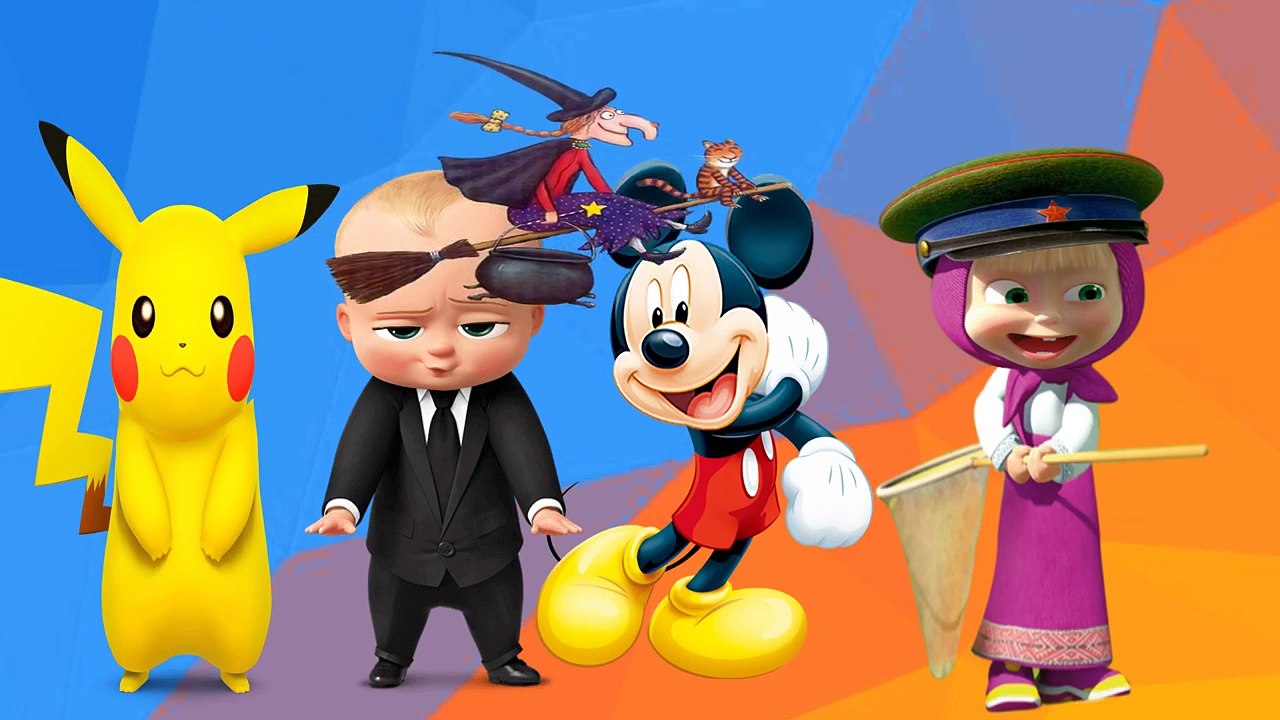 Wrong Head Boss Baby ,Pokemon Pikachu ,Mickey Mouse,masha Wrong Head ...