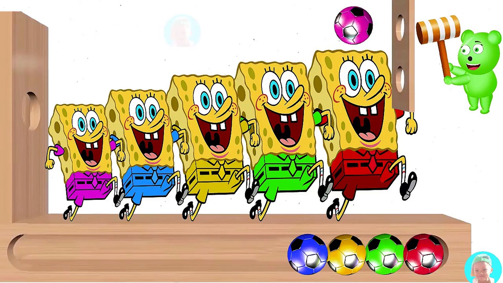 Spongebob Squarepants Matching Learning Colors Youtube