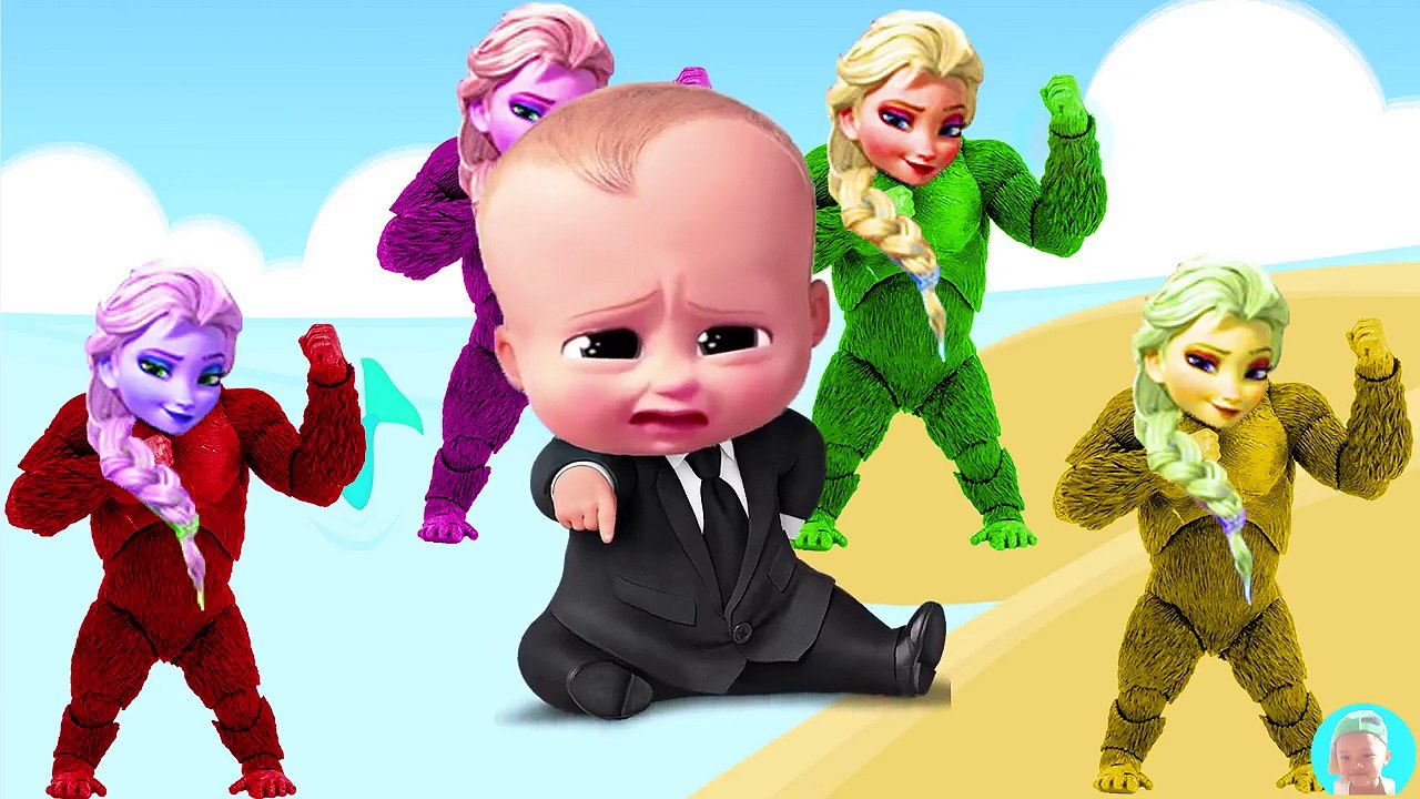 Bad baby boss crying Funny disney Frozen Elsa Body Gorilla Finger ...