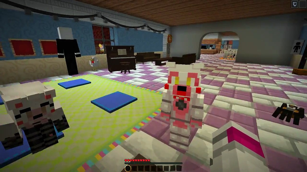 Minecraft Fnaf: Funtime Foxy Gets Insanely Sick At His Kids Daycare ...