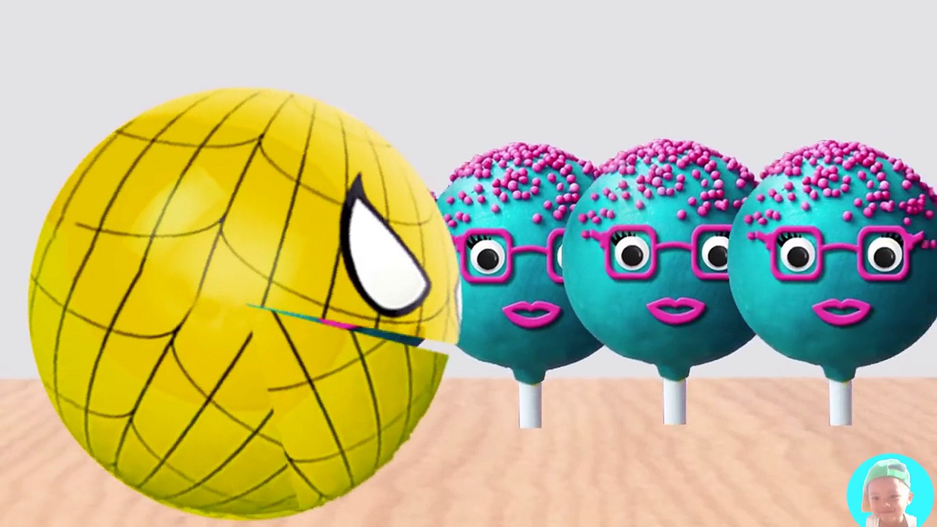 Pacman Cake Pops