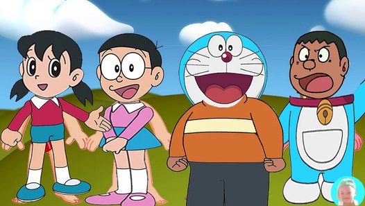 Wrong Dress Doraemon Nobita Minamoto Shizuka 源 静香 Jaian Finger Family ...