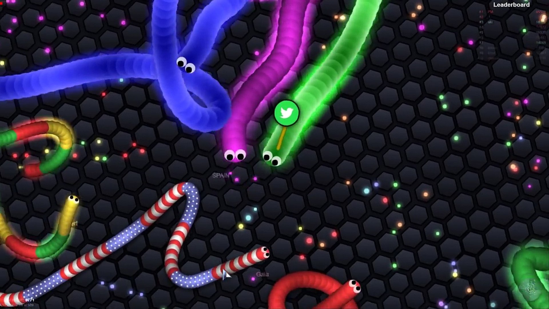 Slitherio Tiny Snake Vs Giant Snake In Slitherio Skin