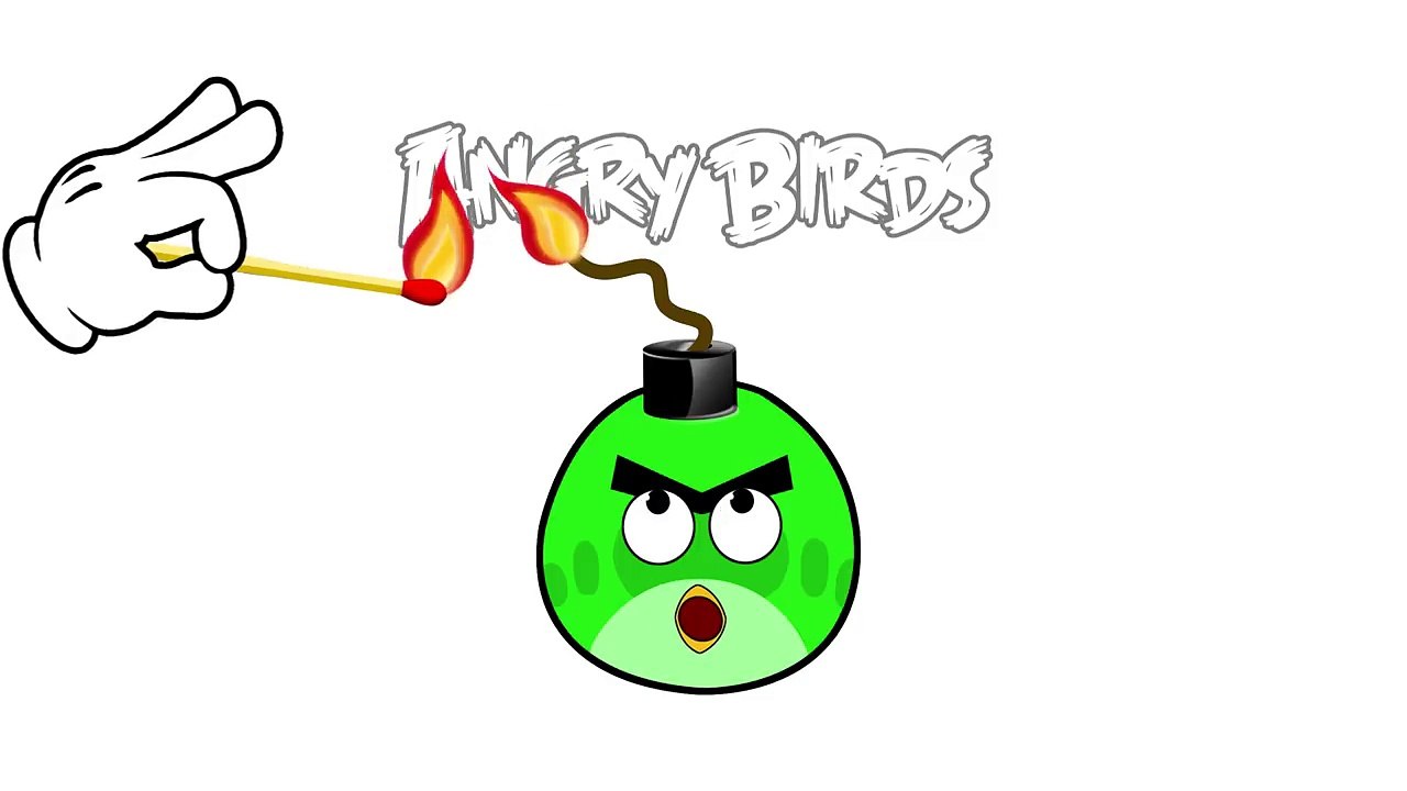 ANGRY BIRDS as a BOMB! Learn Colors! Finger Family! Surprise Eggs ...