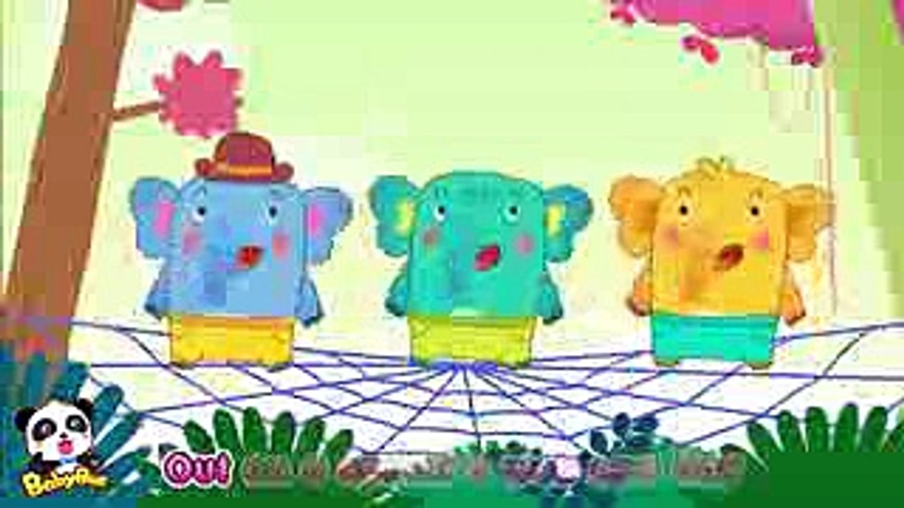 ♬One Elephant Went Out to Play ぞうさんとくものす マザーグース 赤ちゃんが喜ぶ英語の歌 子供の歌 童謡 アニメ ...