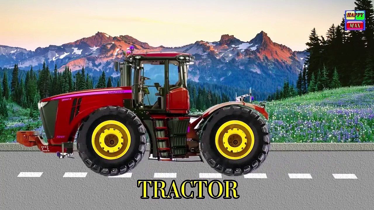 Learn sounds and names of transport vehicles for children, toddlers and ...