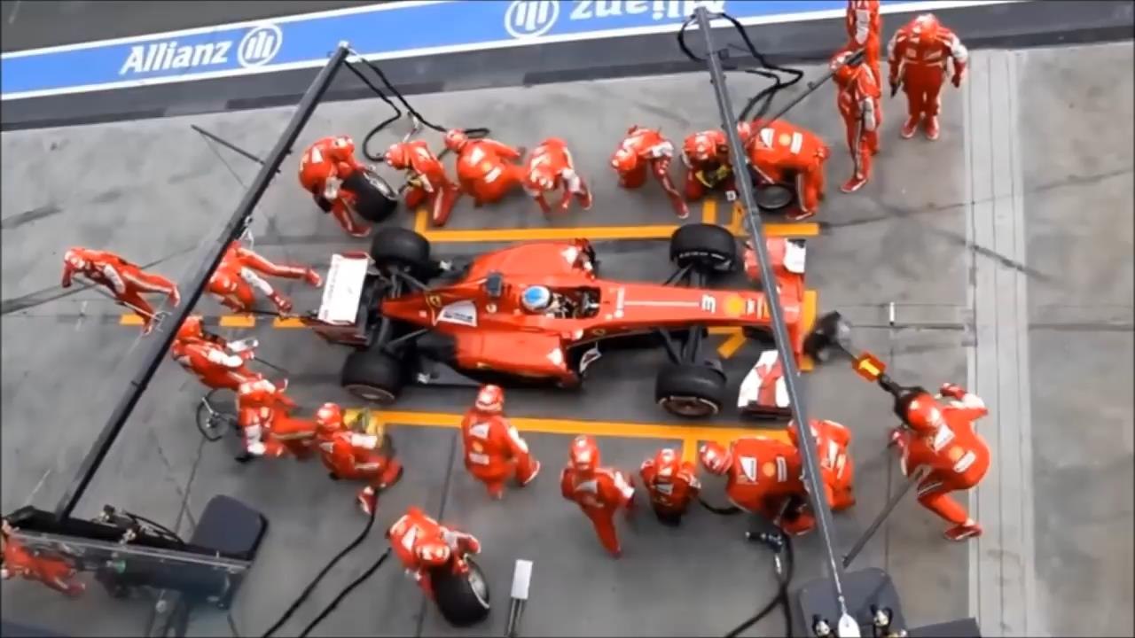 Formula 1 pit stops evolution - 50s, 70s, 80s, 90s, 00s, 10s (slowest ...