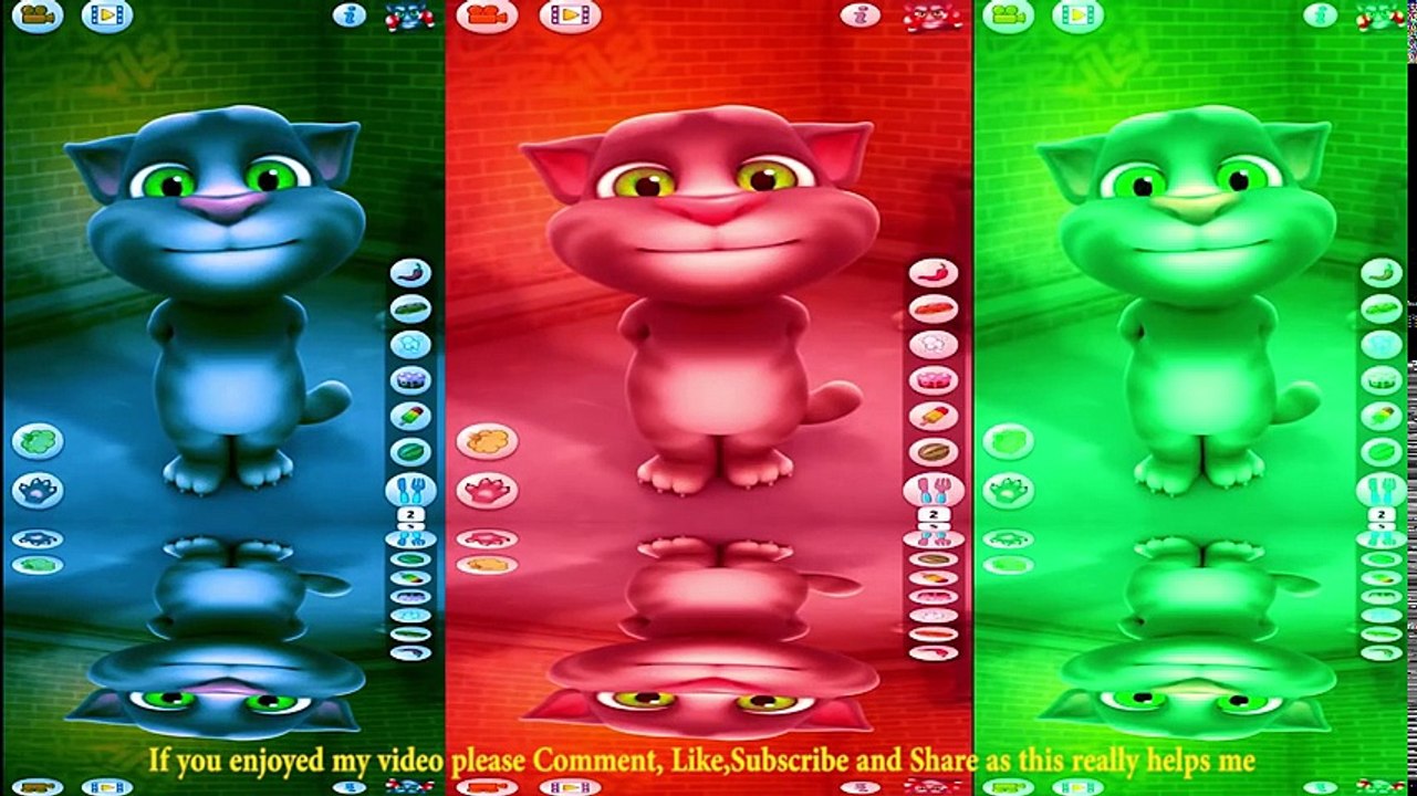 Learn Colors with My Talking TOM Pocoyo Colours for Kids animation ...