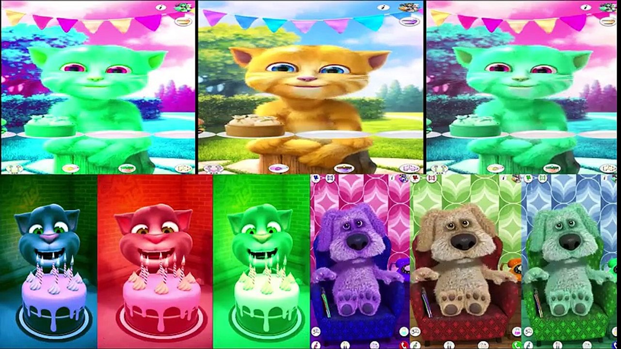 Learn Colors with My Talking TOM Colours for Kids Animation Education ...