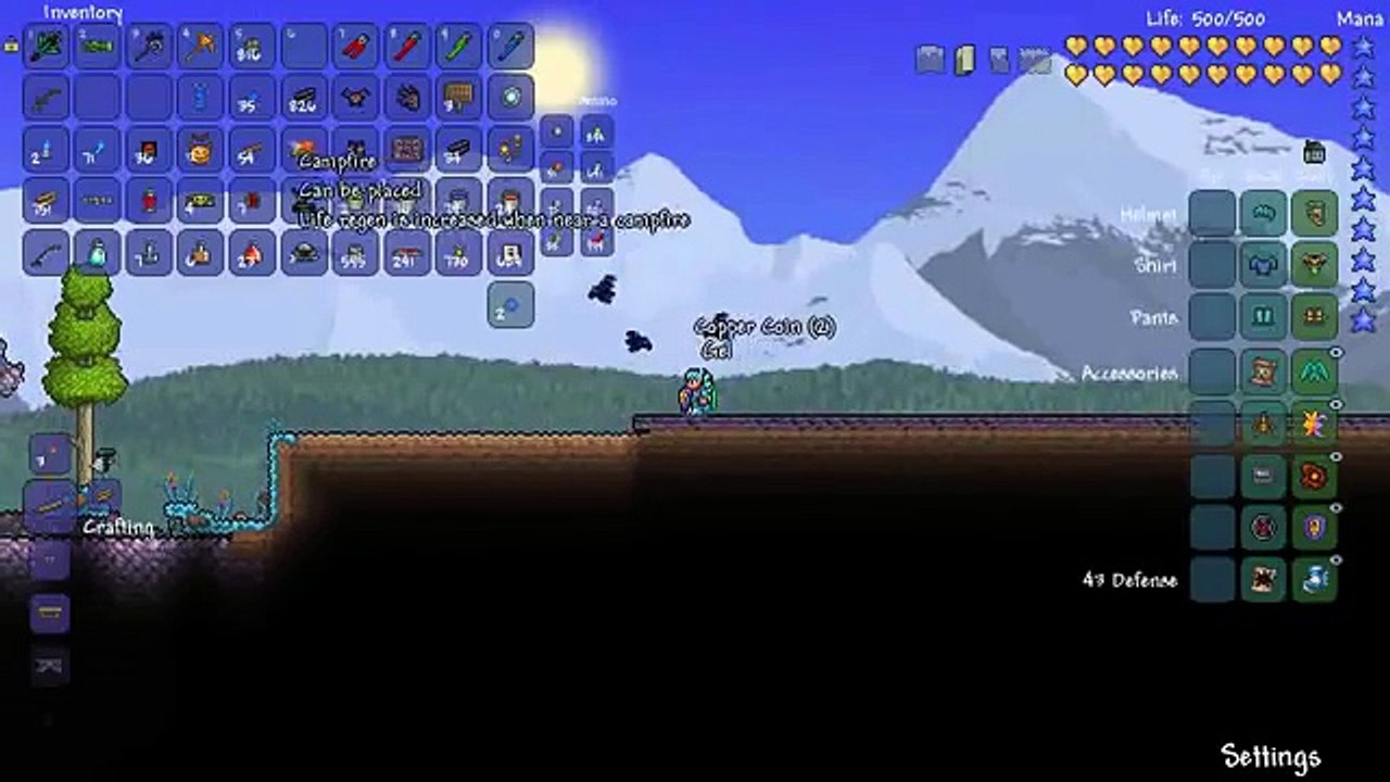 Terraria AFK Pumpkin Moon Farm Step-by-Step Build Tutorial (1.3 events ...