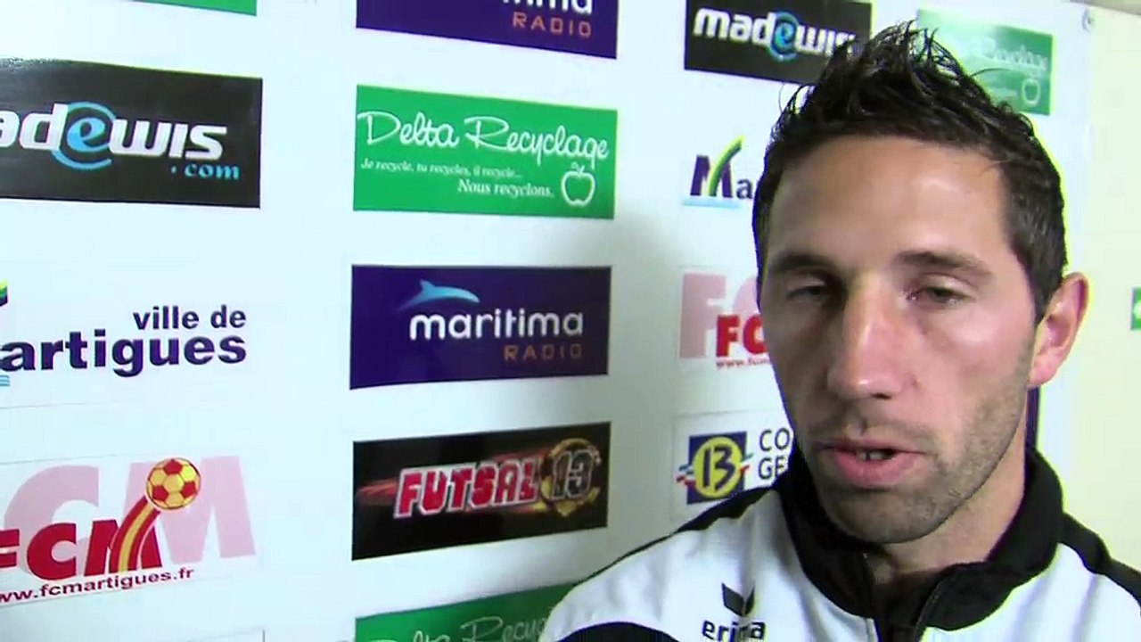 La réaction d'Alexis Bertin après le succès du FC Martigues face à Rodez - Vidéo Dailymotion