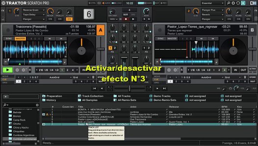 Muestra de funcionamiento mapeo de teclado en TRAKTOR PRO 2 (Sesión ...