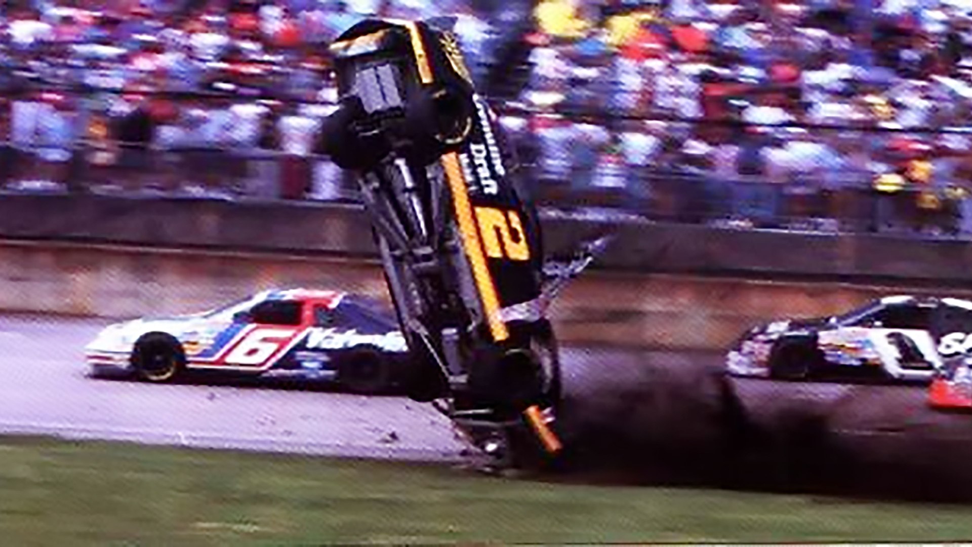 Rusty Wallace Talladega 500 Crash Richard Petty Collection Of Photo