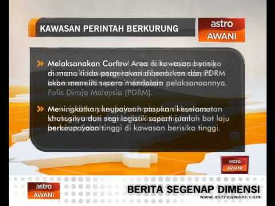 Sabah: Kawasan perintah berkurung - video Dailymotion
