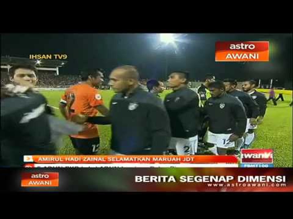 Amirul Hadi Zainal selamatkan maruah JDT - video Dailymotion