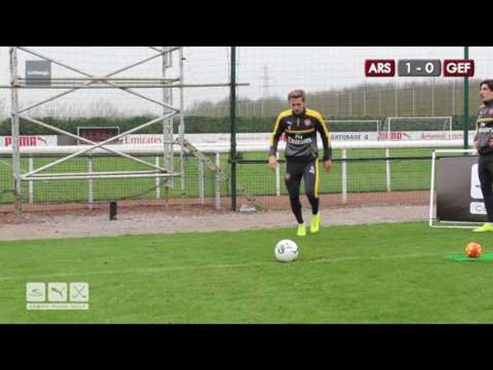 Golf Challenge with Arsenal: Corner kick challenge - video Dailymotion