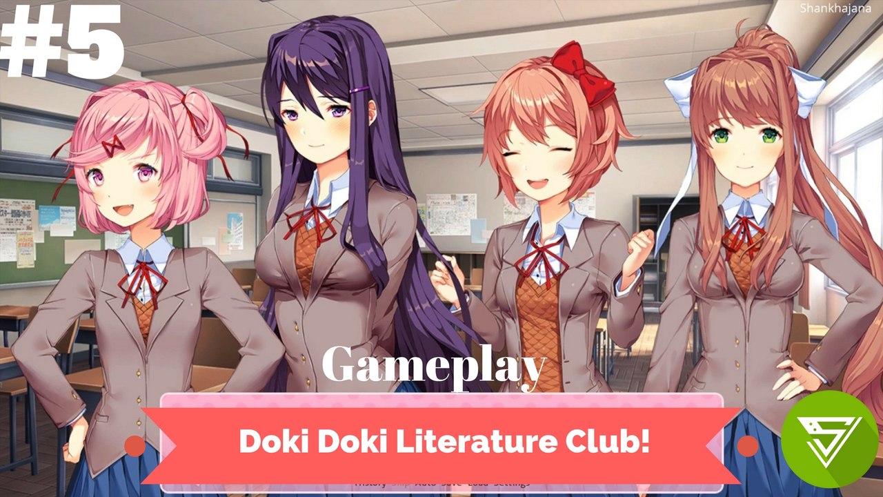 Doki Doki Literature club Gameplay part 5 - video Dailymotion
