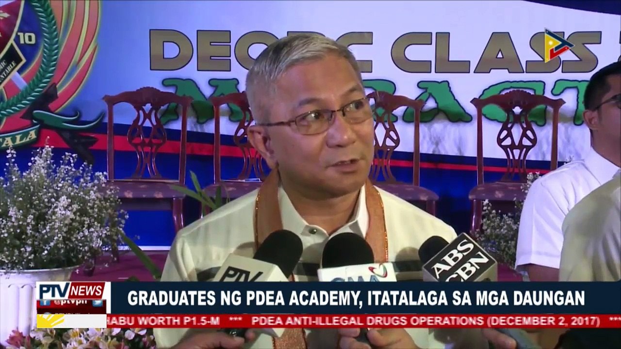 Graduates ng PDEA Academy, itatalaga sa mga daungan - video Dailymotion