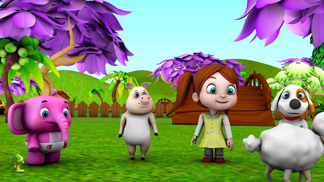 Learn Farm Animal Sounds - Kindergarten Nursery Rhymes & Songs for Kids ...