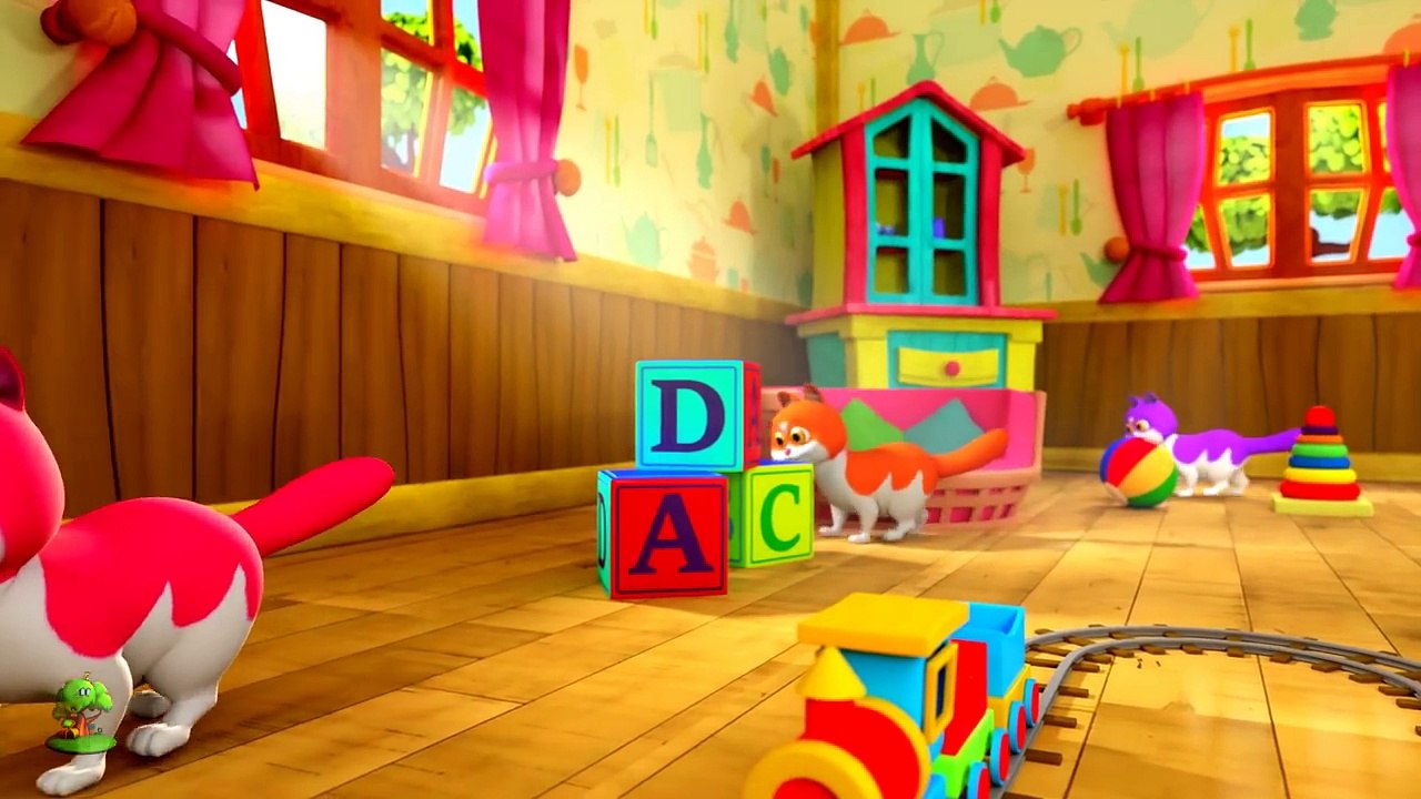 Three Little Kittens Part 2 - Kindergarten Nursery Rhyme & Song for ...