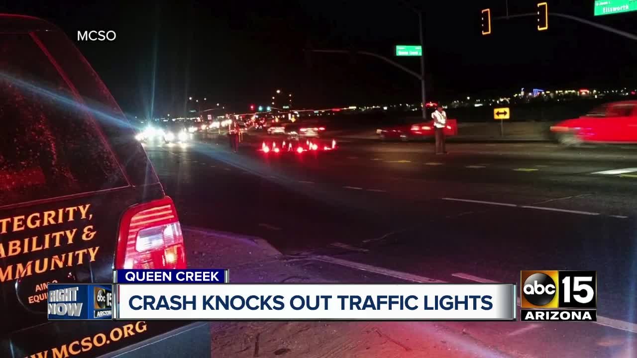 MCSO: Car crash near Queen Creek/Ellsworth - video Dailymotion