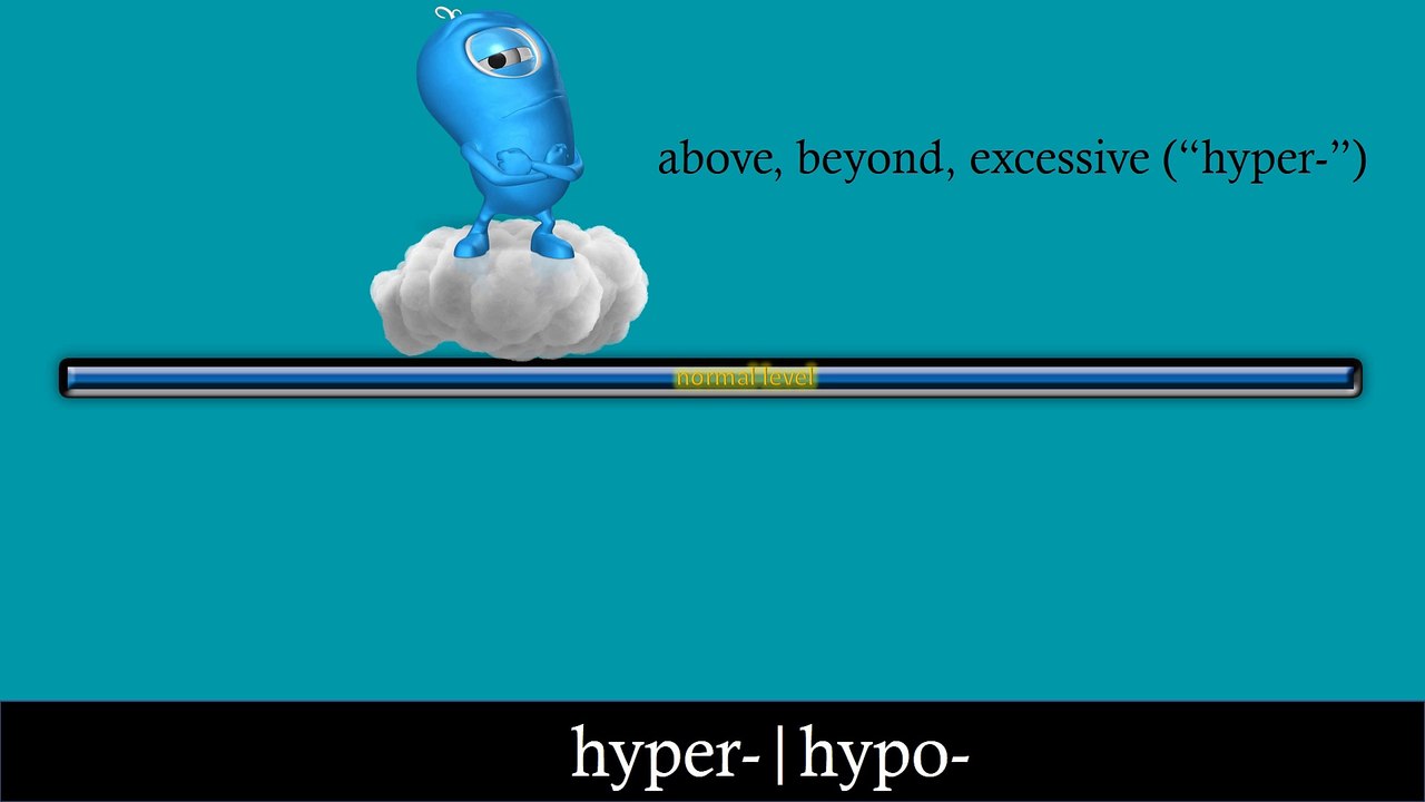 Medical Terminology Video Tutorial: Prefixes "hyper-" and "hypo ...