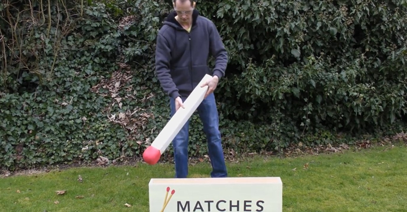 How To Make A Giant Matchstick! - video Dailymotion