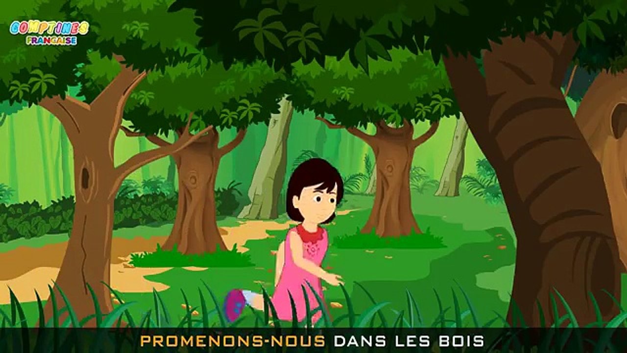 Promenons-nous dans les bois - Comptines françaises - French Nursery ...