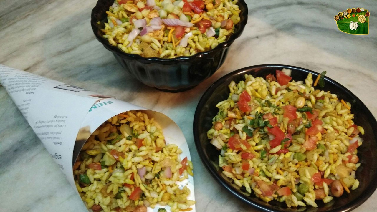 Bhel Puri Recipe | Bhel Poori Recipe Chaat Recipe Indian Street food ...