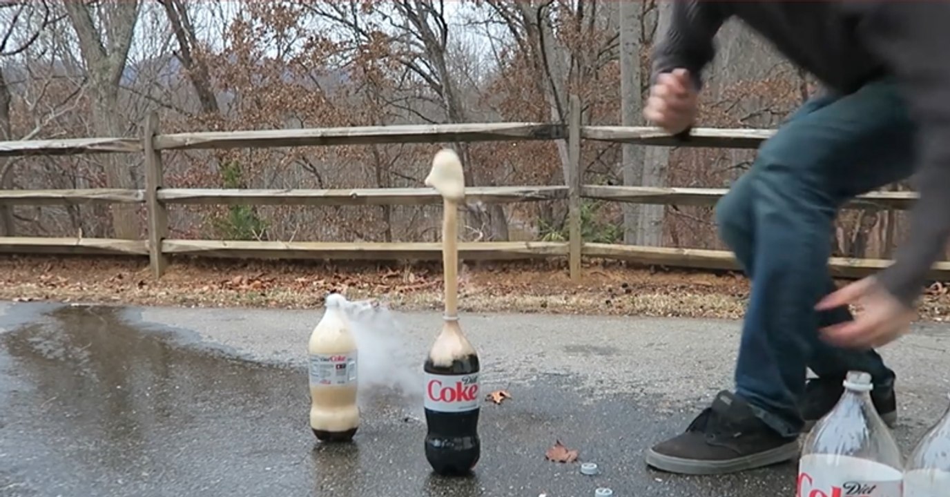 What Happens When You Blow Up Coke Bottles! - video Dailymotion