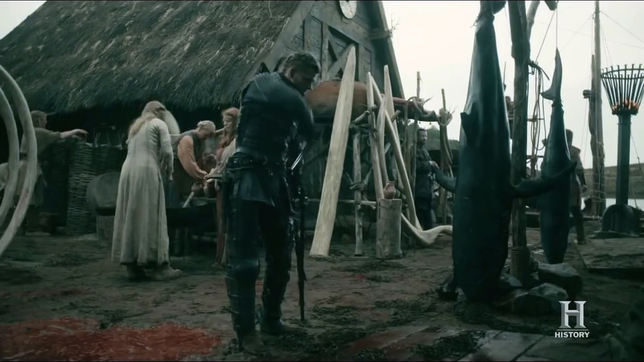 Vikings 5x06 Ivar Tests Bishop Heahmunds Sword [Official Scene] [HD ...