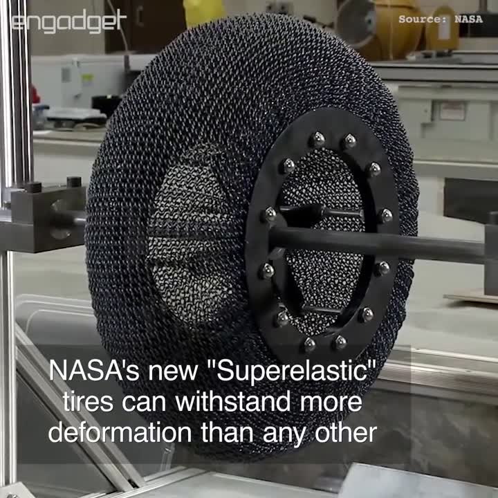 NASA's "Superelastic" tires - video Dailymotion