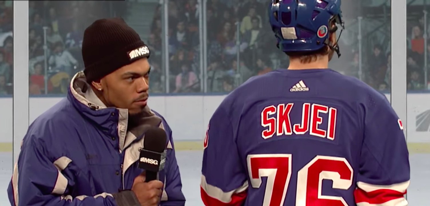 Brady Skjei And The Rangers Loved Chance The Rapper’s SNL Hockey Skit ...