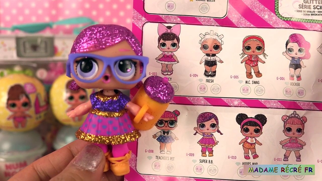 Poupées LOL Animaux Très Rares et Surprises Num Noms Céréales ...