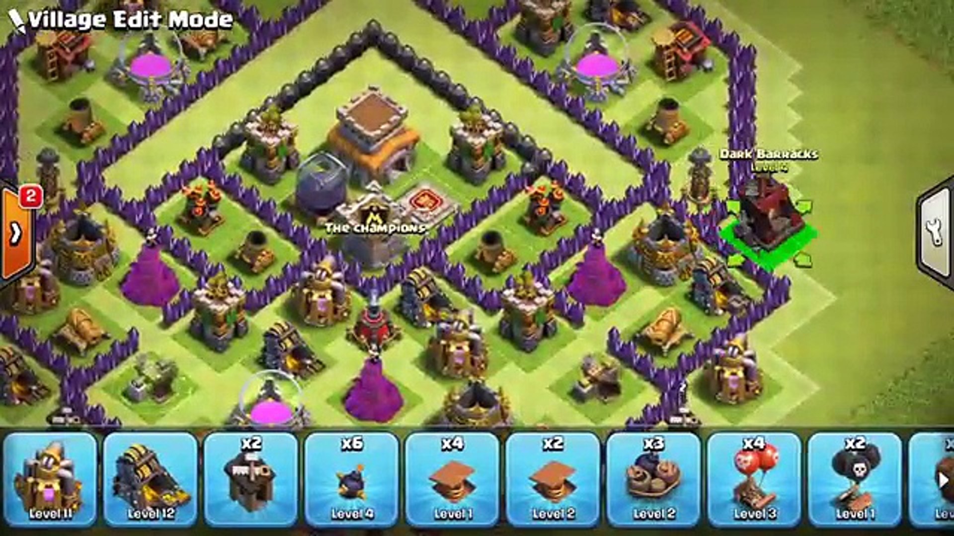 Clash Of Clans Level 8 Town Hall Trophy Base