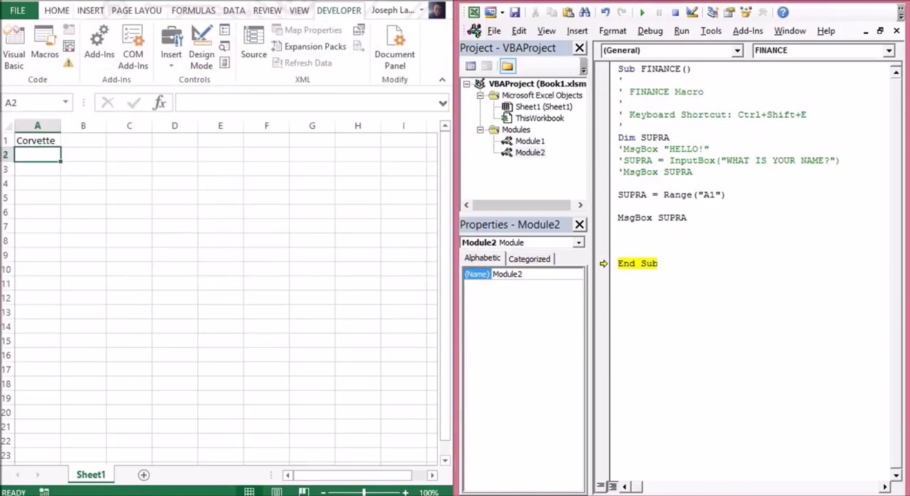 Fundimentals of VBA- Learn VBA In 45 Minutes |JOKO ENGINEERING| - video ...
