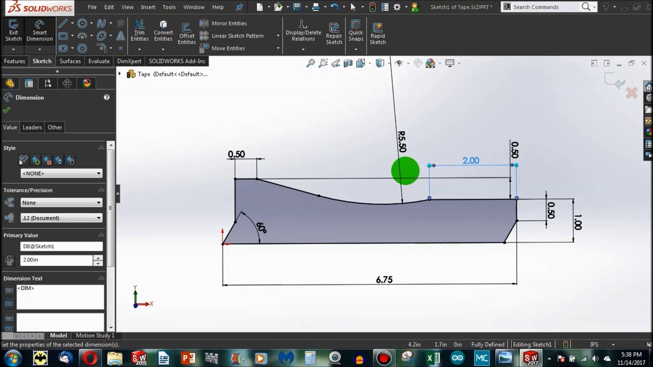 3. How to use Relations and Dimensioning in a Sketch (Vid 3 in ...